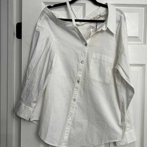Elan | Tops | Elan One Shoulder Blouse | Poshmark